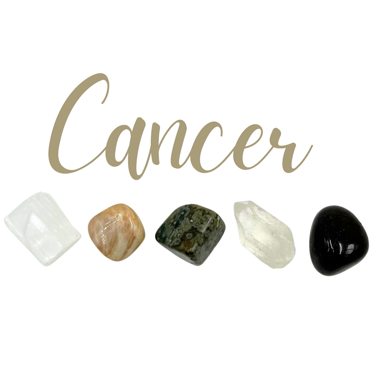 Cancer Zodiac Crystal Set | 6/20 – 7/23 | Astrology Stones Box Set & I ...