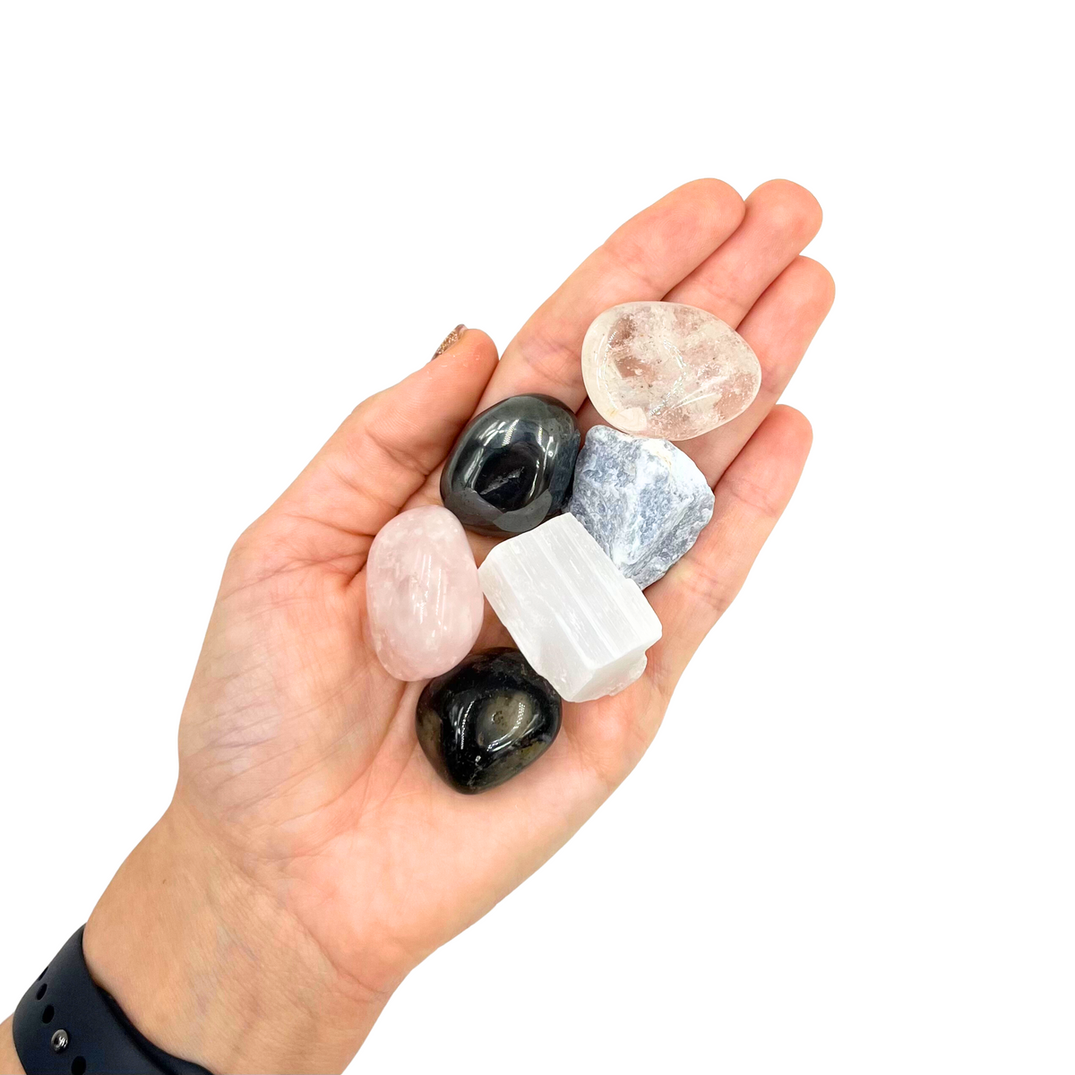 Empath 6-Crystals | Healing Stones Gift Set for Empath Healing & Prote ...