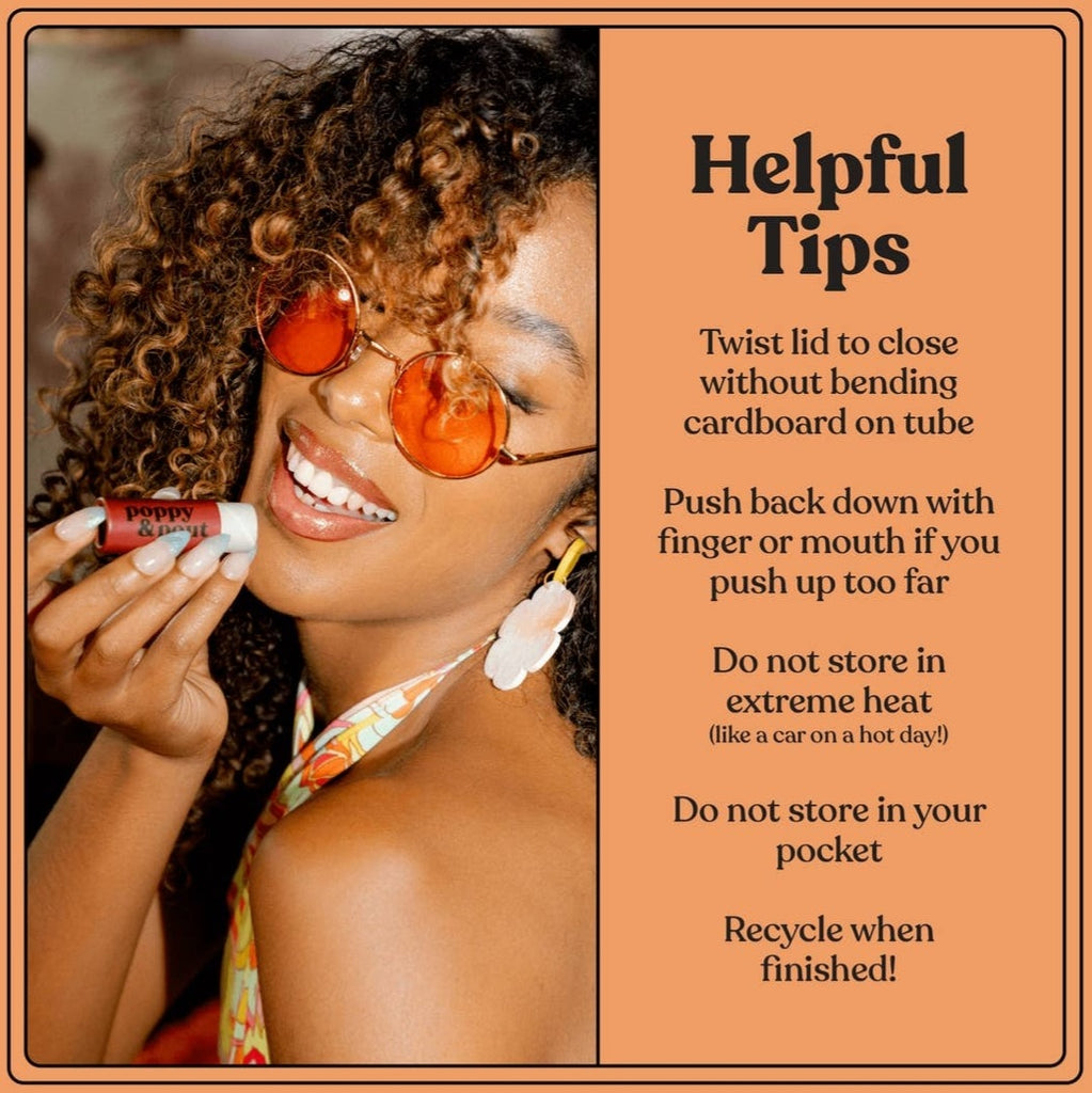 Poppy & Pout | Lip Balm | Island Coconut – Crystal Charm Shop