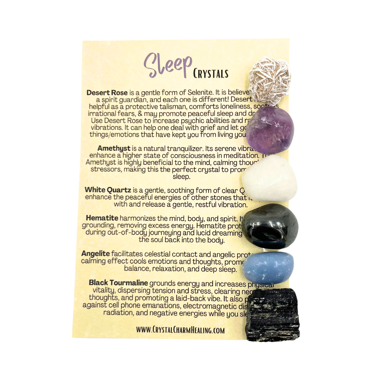 Sweet Dreams | Best Crystals for Sleep and Good Dreams – Crystal Charm Shop