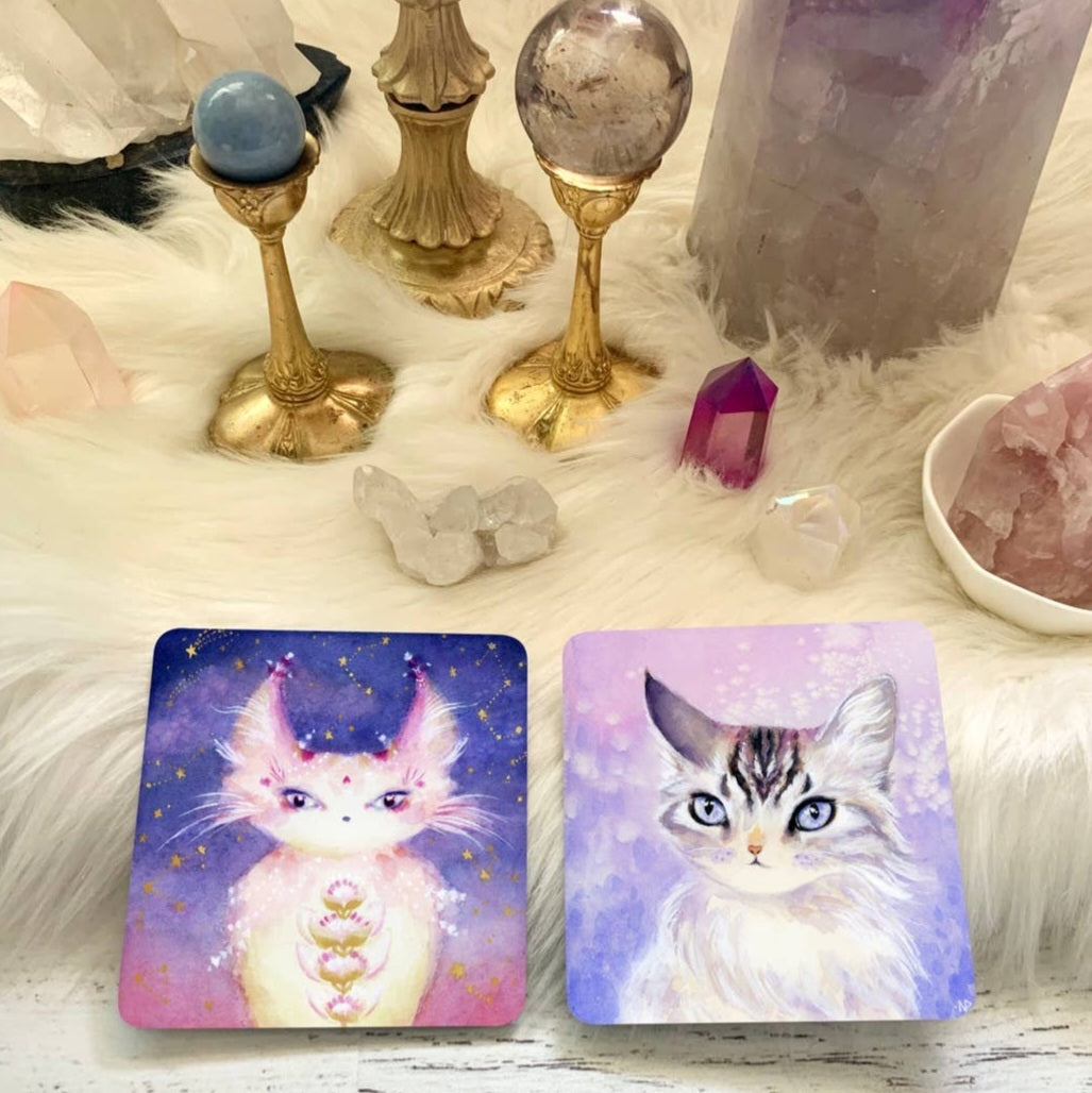 Witch Cats Oracle Deck | Hand-painted Art Work | Cat Lovers Card Deck ...