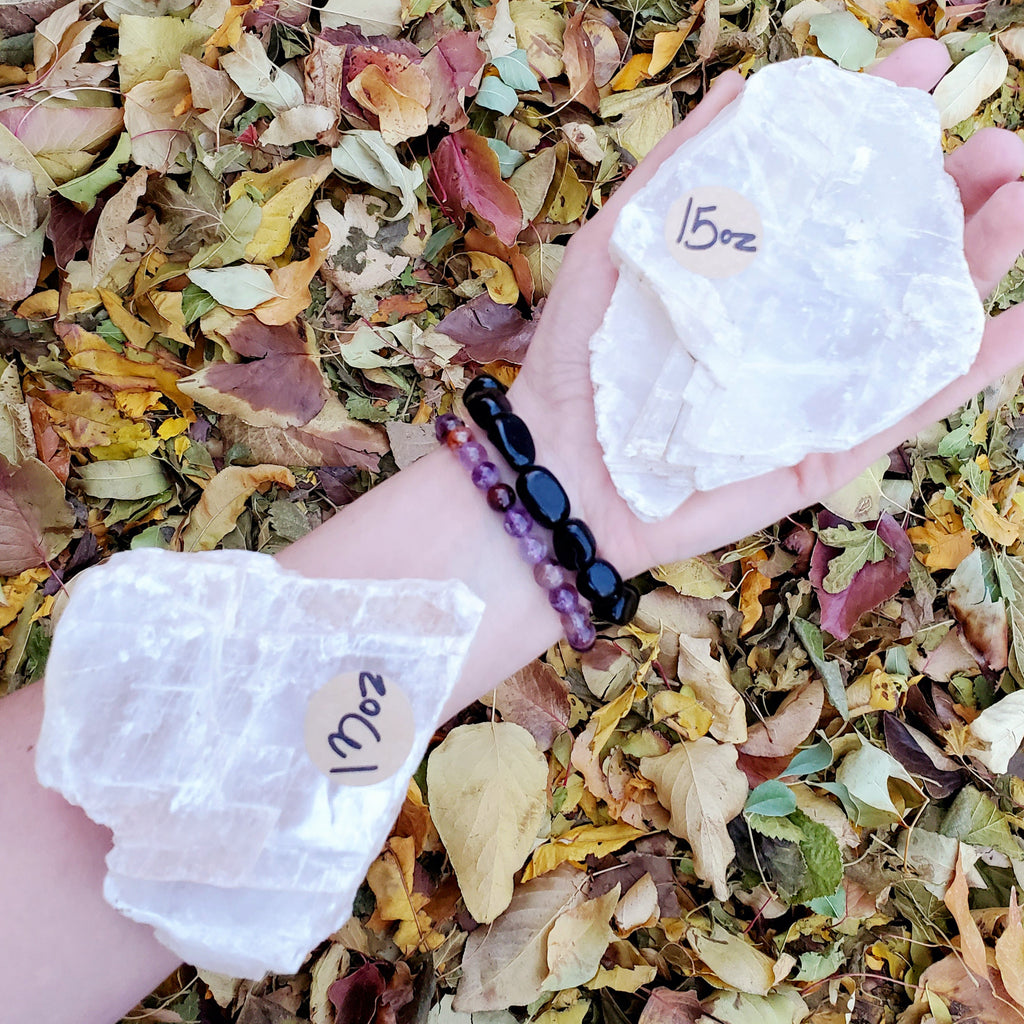 Natural Raw Selenite Chunk From Southern Utah | Genuine Selenite Cryst ...